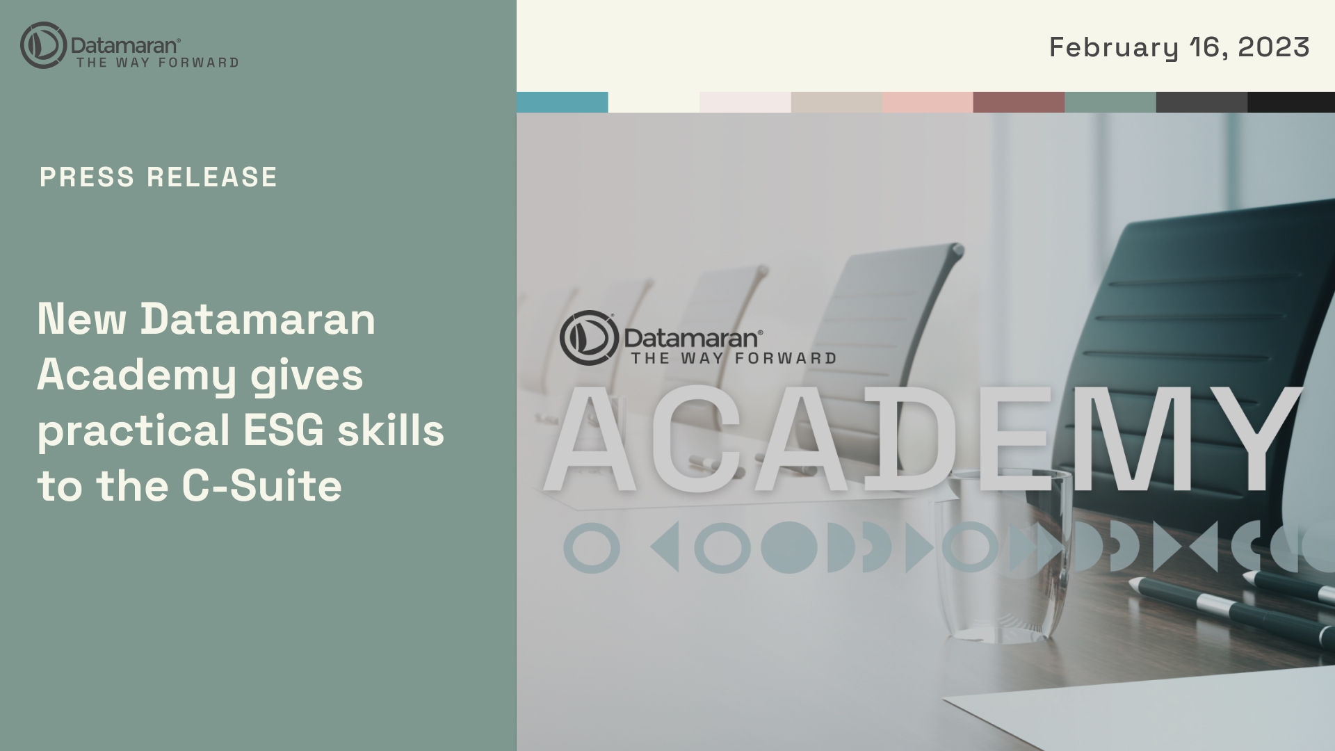 New Datamaran Academy gives practical ESG skills to the C-Suite