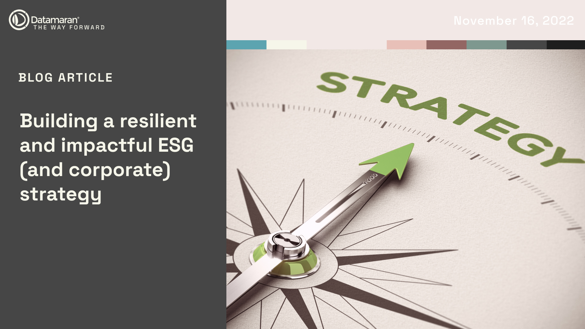 Building a resilient and impactful ESG (and corporate) strategy