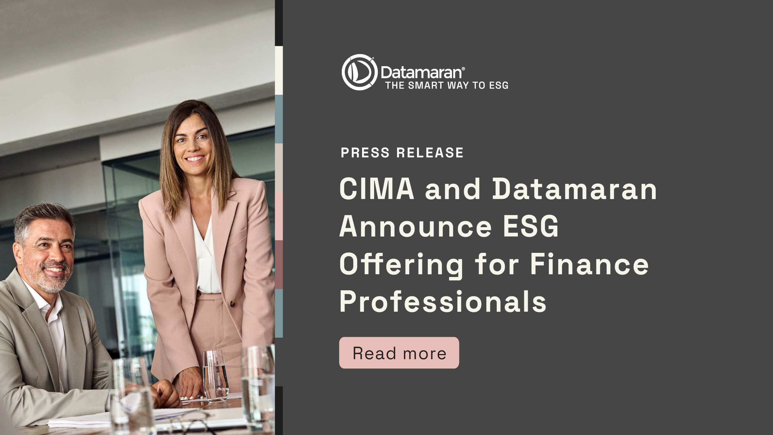 CIMA and Datamaran Announce ESG Offering for Finance Professionals