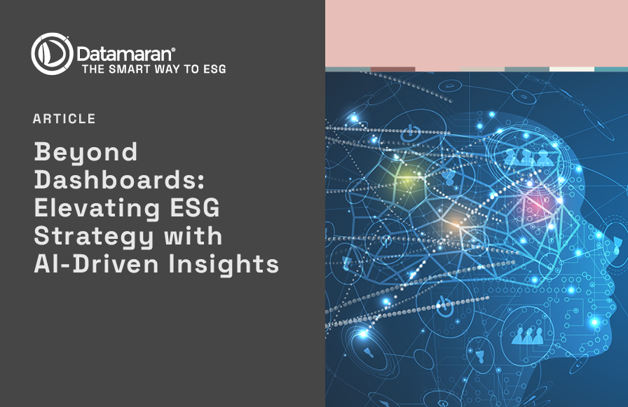 Beyond Dashboards: Elevating ESG Strategy with AI-Driven Insights