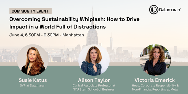 Overcoming Sustainability Whiplash: How to Drive Impact in a World Full ...